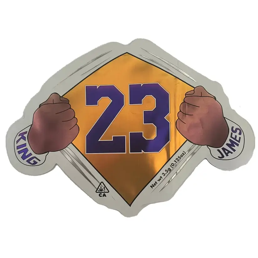 King James Cutout 3.5G Mylar Bags - Ape Bags